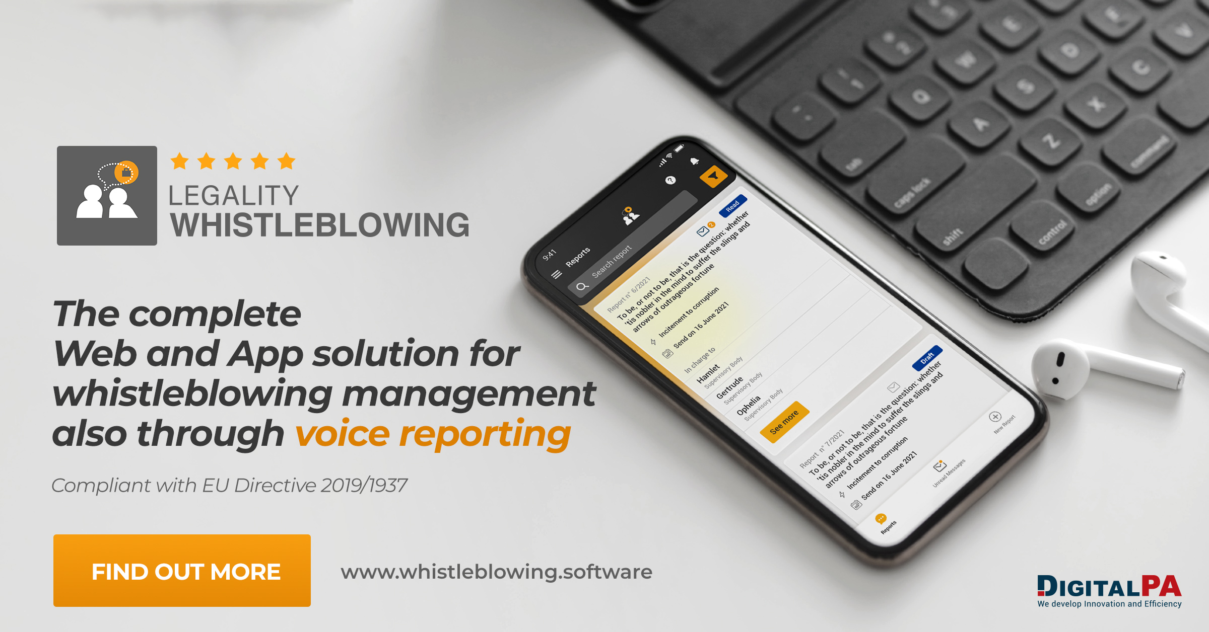 Whistleblowing App stellt die Einhaltung globaler Vorschriften sicher